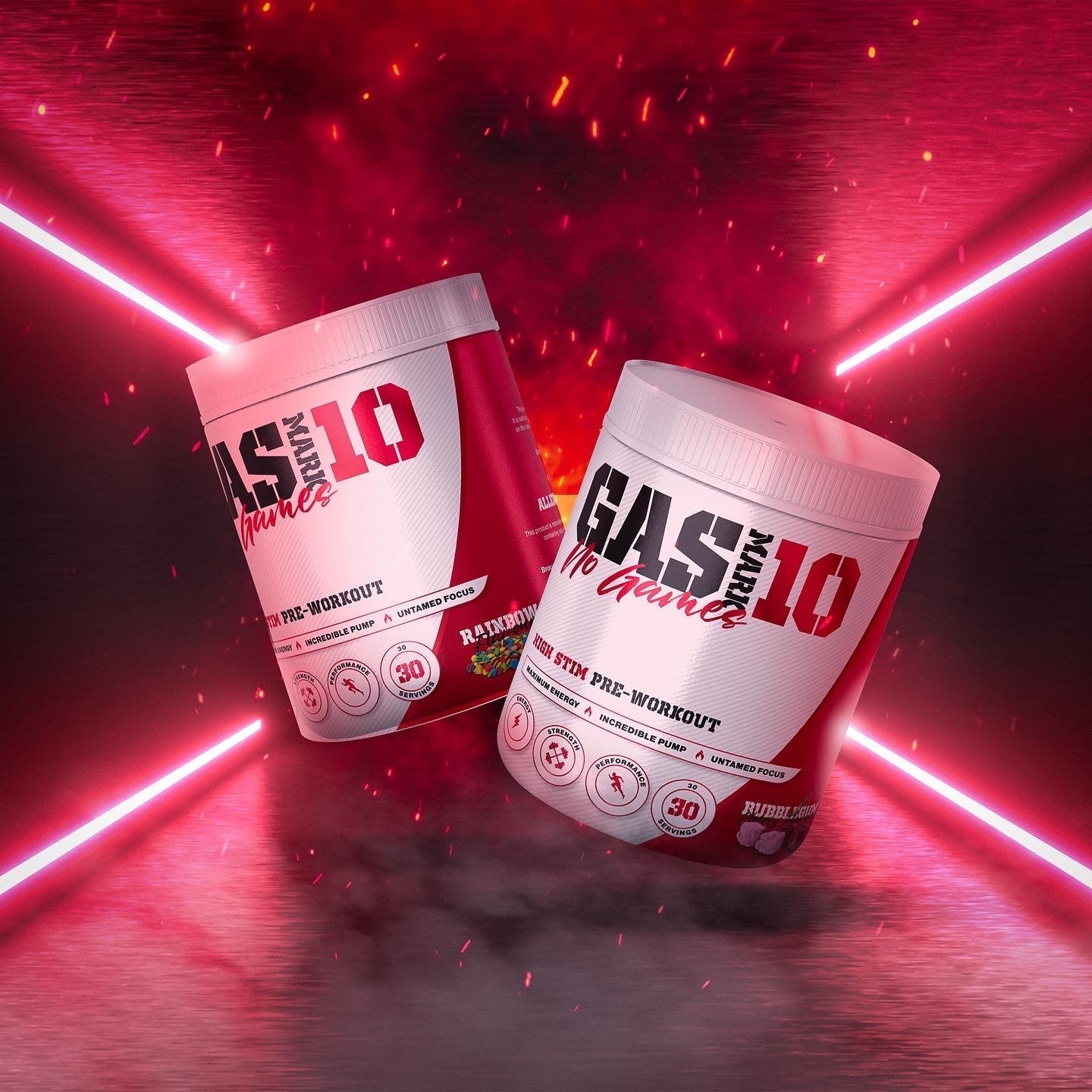 GAS MARK 10 - NO GAMES Pre workout – Full Boar Sports